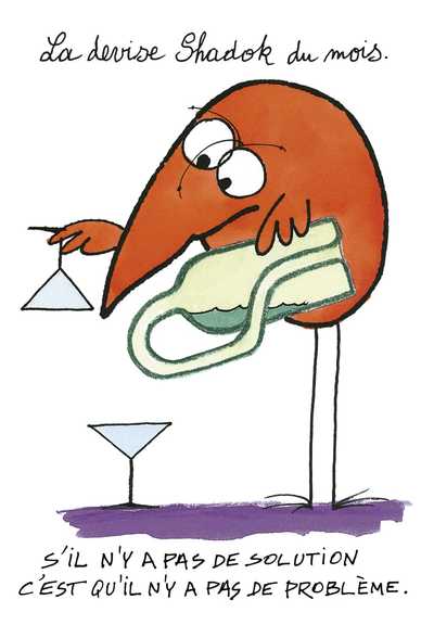 LES SHADOKS - Carte simple format 11.8x17 cm | Les Éditions du Désastre