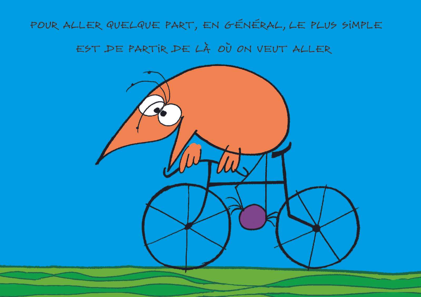 LES SHADOKS - Carte simple format 11.8x17 cm | Les Éditions du Désastre